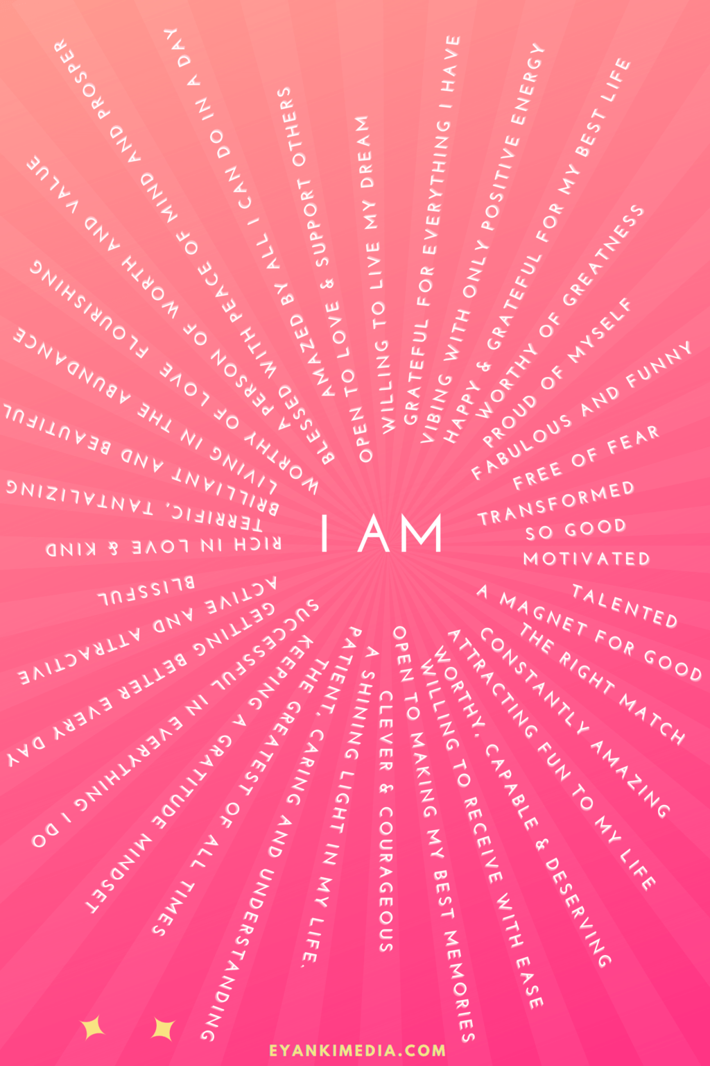 50 Positive I Am Affirmations List: I Am Statements For Yourself