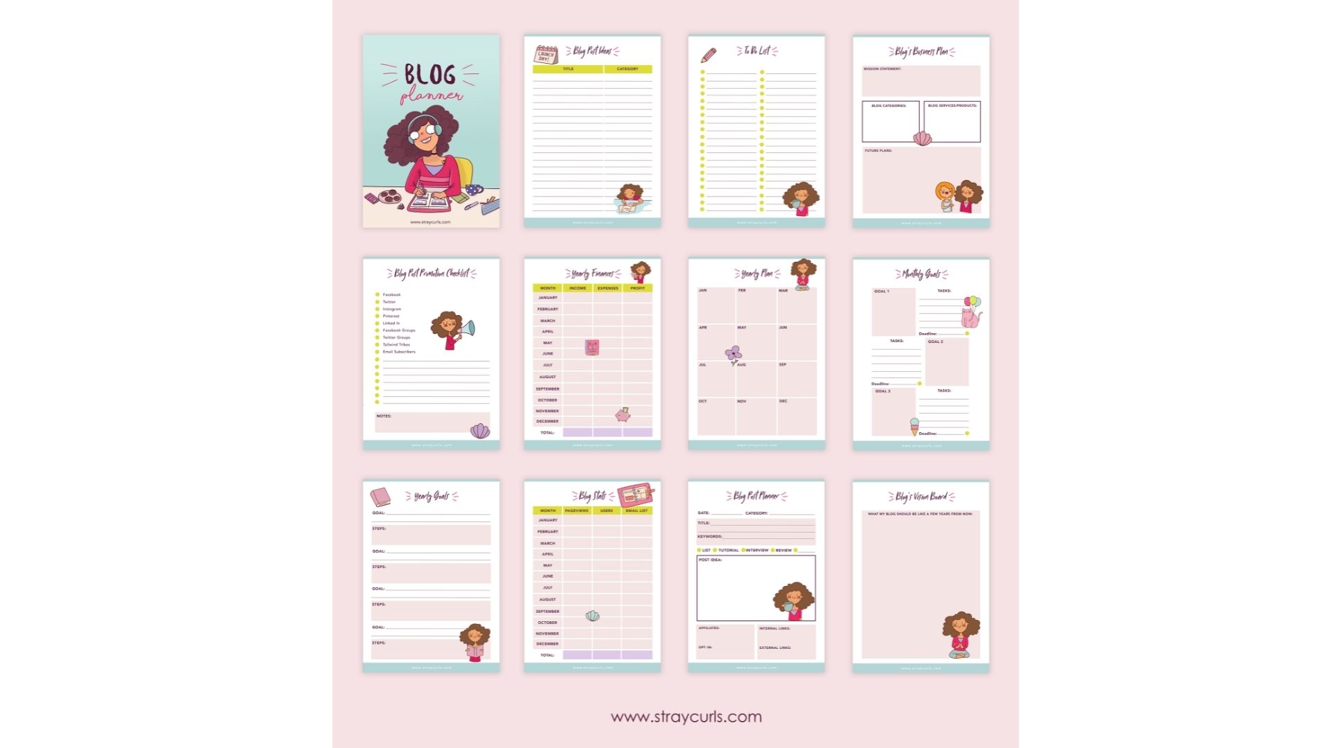 Free Printable Blog Planners To Download Now (2023)