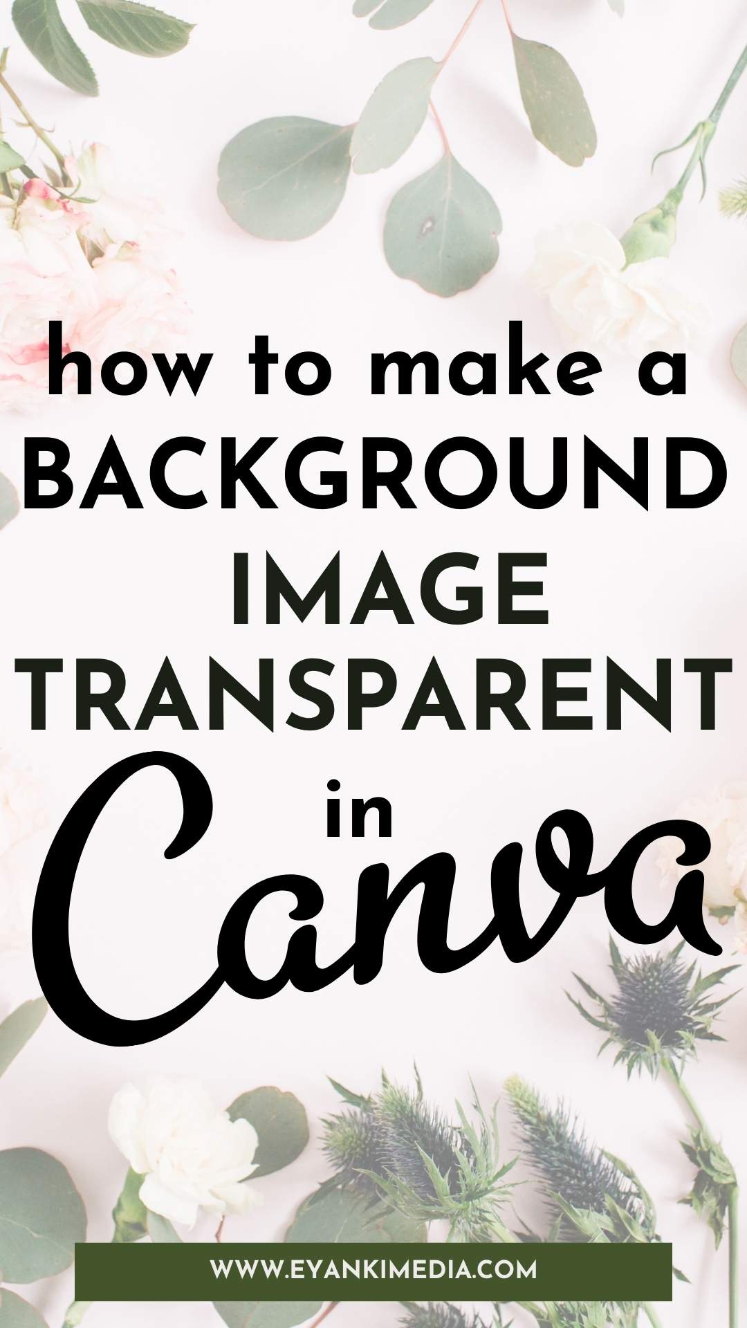 How To Make A Logo Transparent In Canva (Transparent Background & Images)