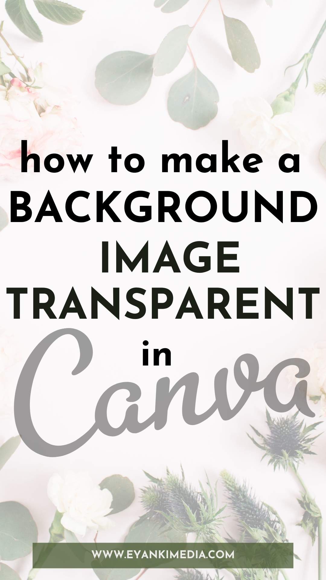 How To Make A Logo Transparent In Canva (Transparent Background & Images)
