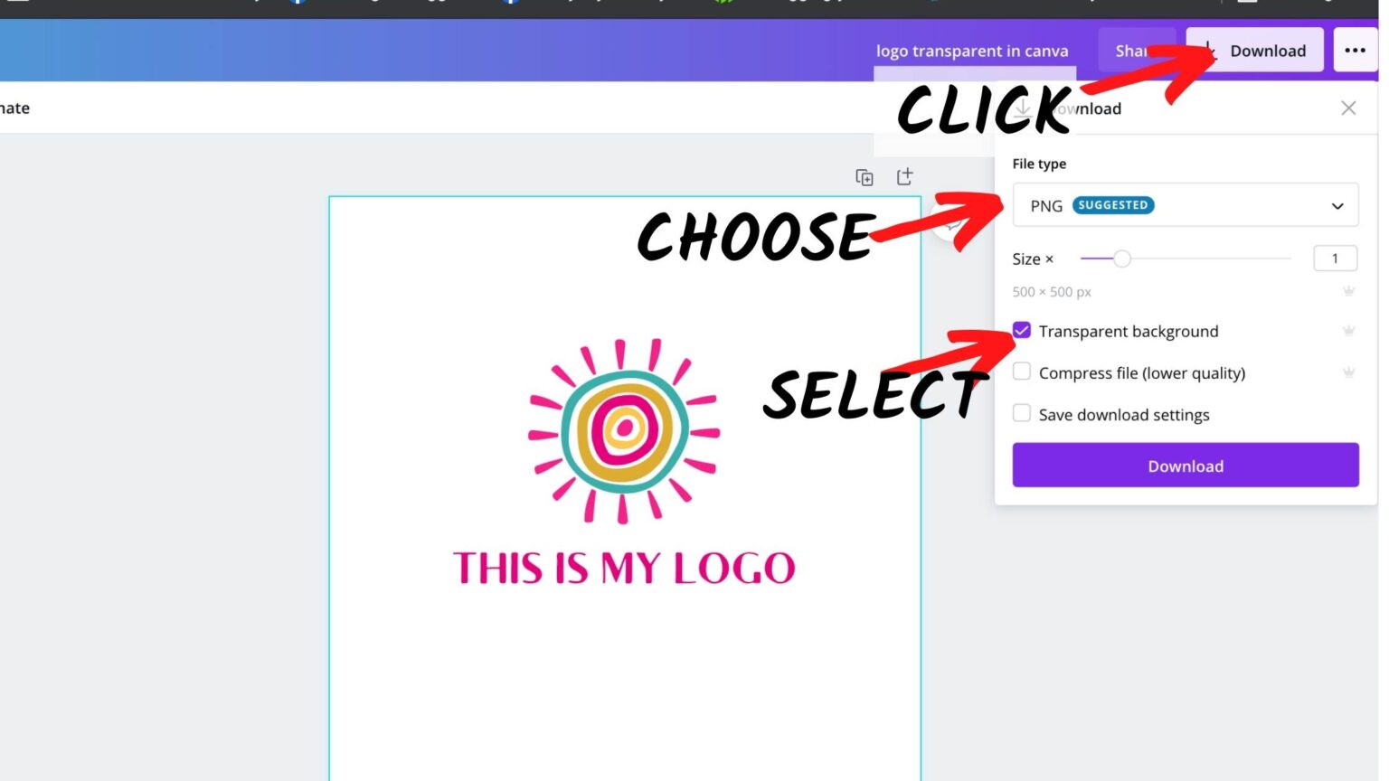 How To Make A Logo Transparent In Canva (Transparent Background & Images)