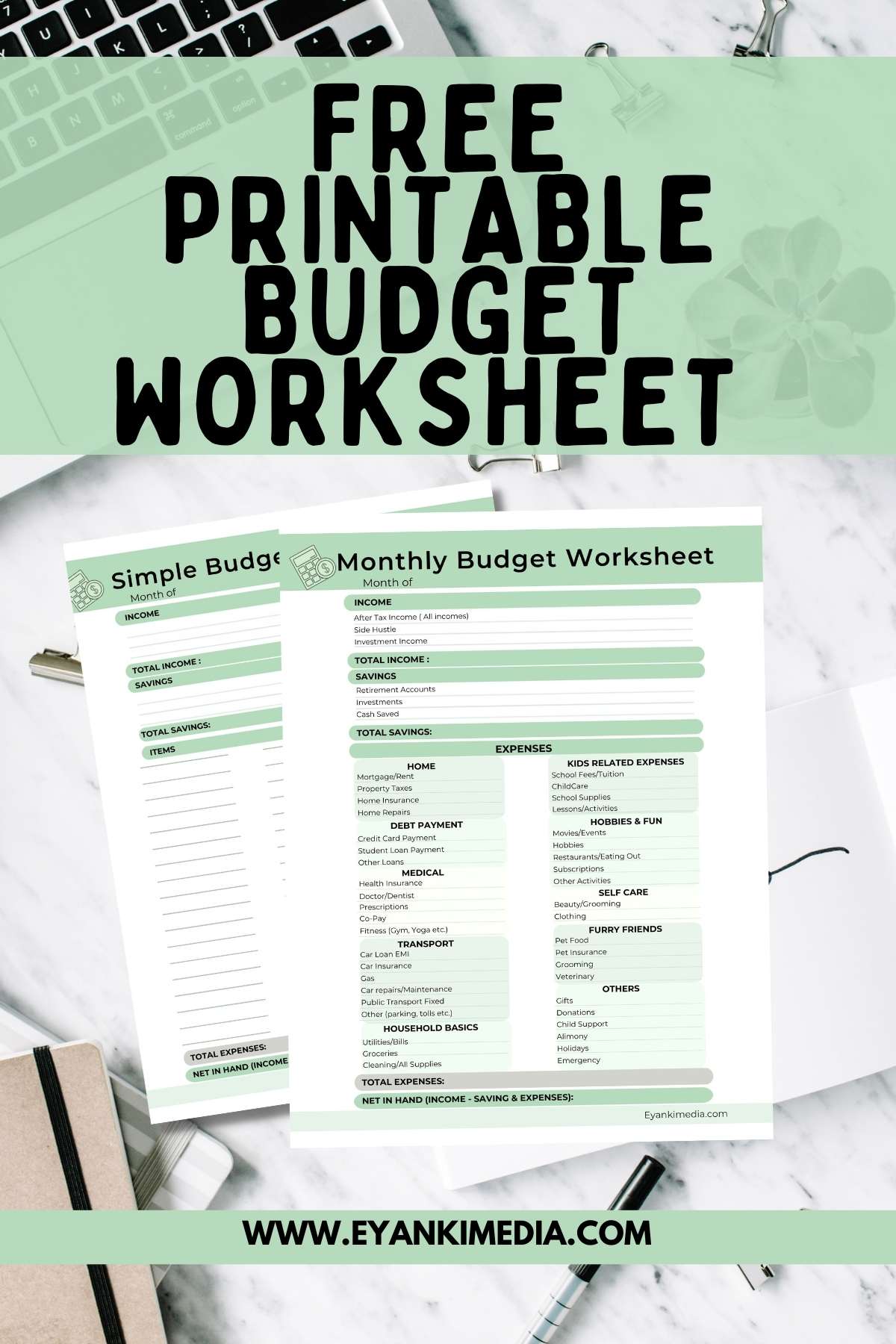 Free Budget Planning Printables: Templates, Worksheets, Binders 2023
