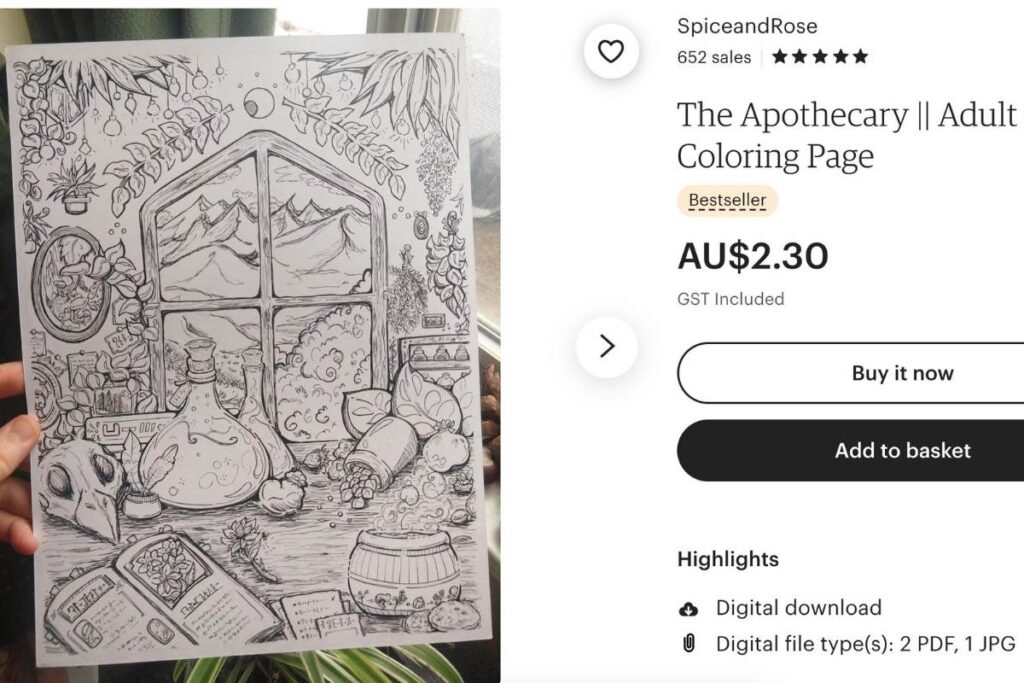 Selling Coloring Pages On Etsy: How To Make And Sell On Etsy 2024