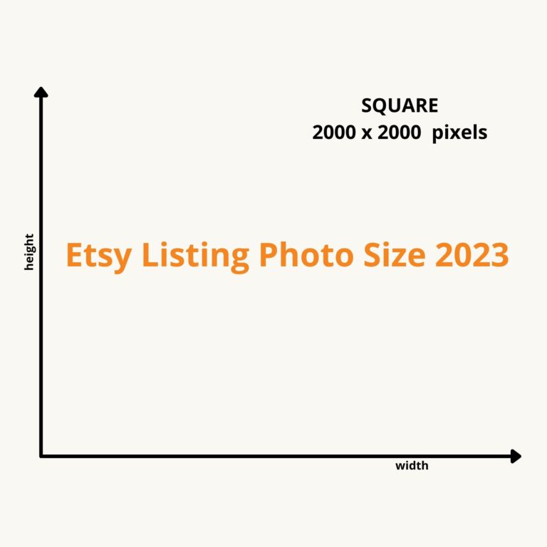 Best Etsy Listing Photo Size & Ratio For Product Photos 2024