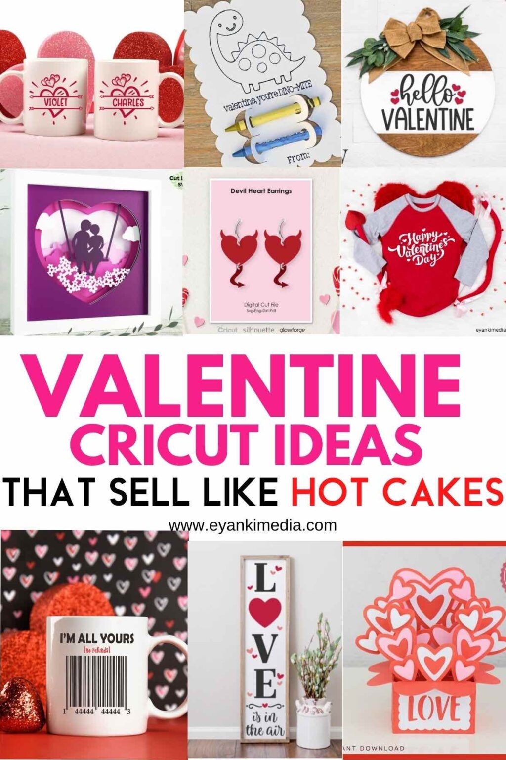Cricut Valentine Ideas To Sell Or T Best Crafts In 2024