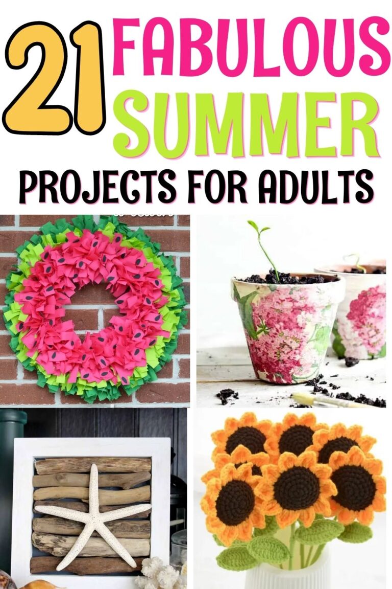 25 Fun And Easy Summer Crafts For Adults For Summer Decor In 2024