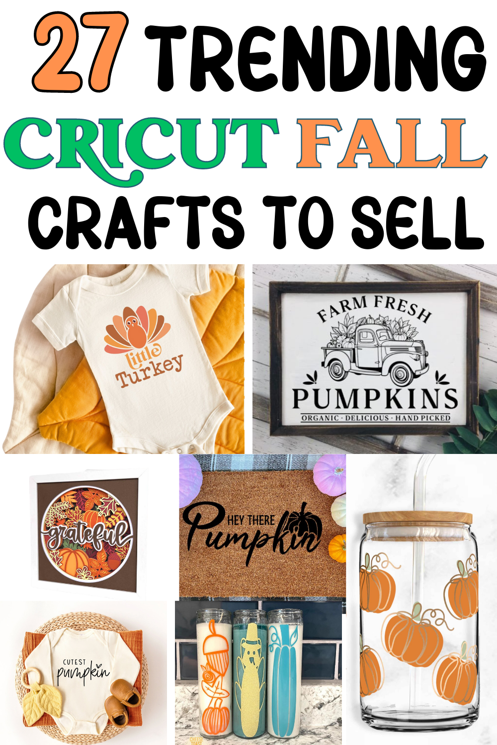 Best Fall Cricut Projects DIY Home Decor, Gifts Or To Sell 2024