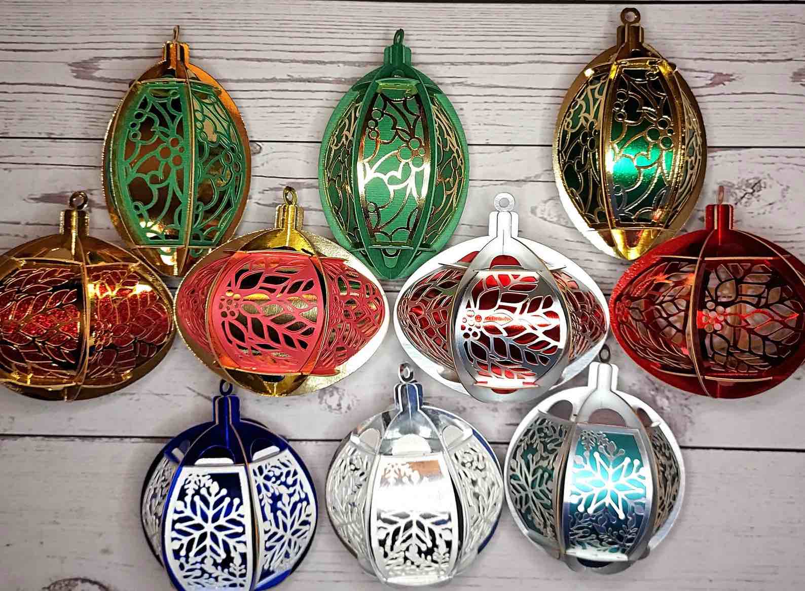 25 Of The Best DIY Cricut Christmas Ornaments To Make This Year