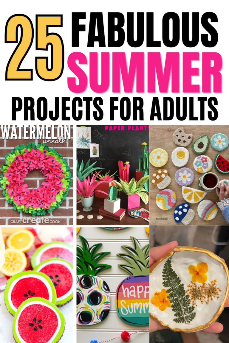 25 Fun And Easy Summer Crafts For Adults For Summer Decor In 2025