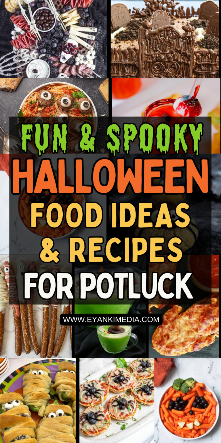 75 Fun & Spooky Halloween Potluck Ideas For Halloween Party